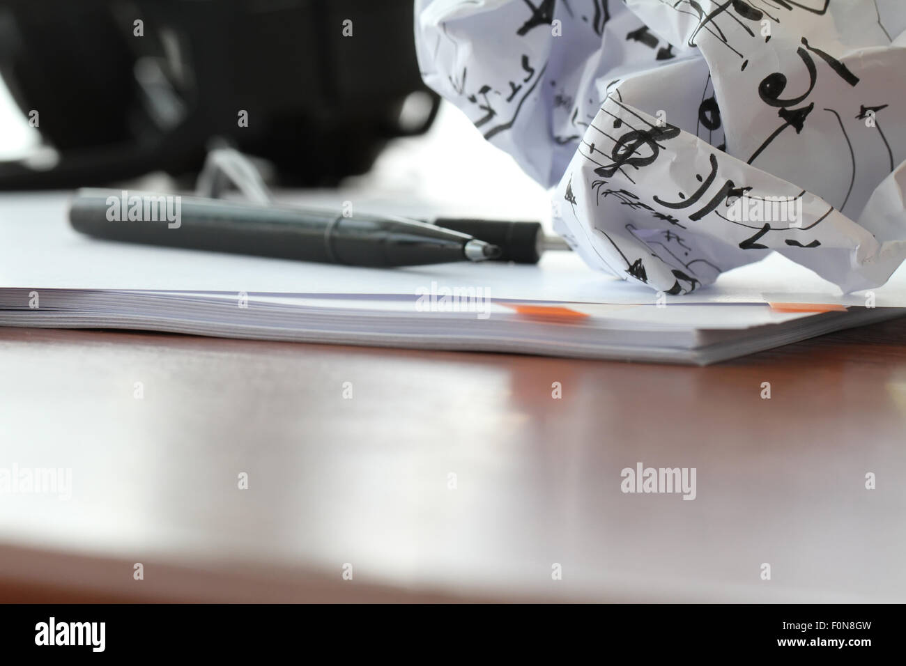 composing music concept with shallow DOF evenly matched jack of ...