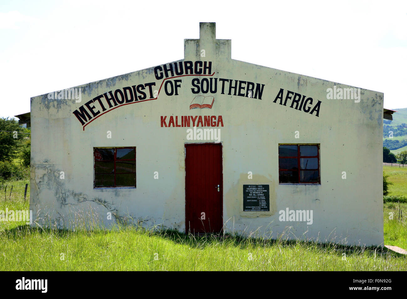 Old Methodist church in South Africa - Coffee Bay Stock Photo - Alamy