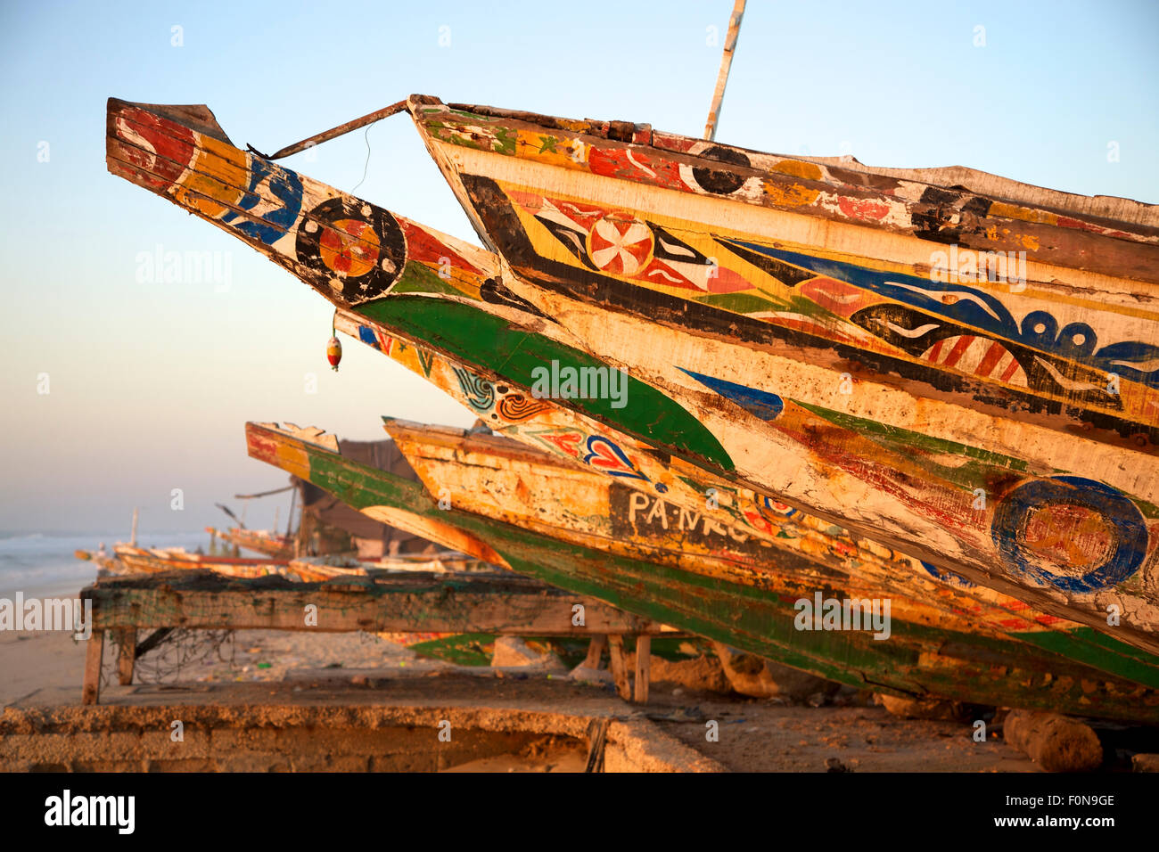Close up of a fisher boats in the river of Saint Louis Stock Photo - Alamy