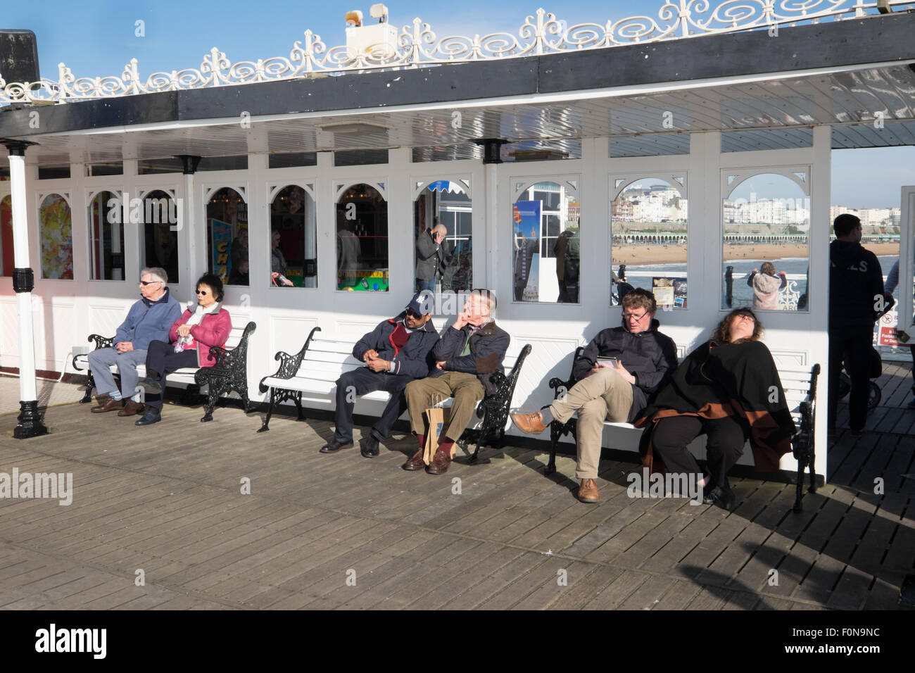 Brighton pier and seafront in winter sunshine Stock Photo - Alamy