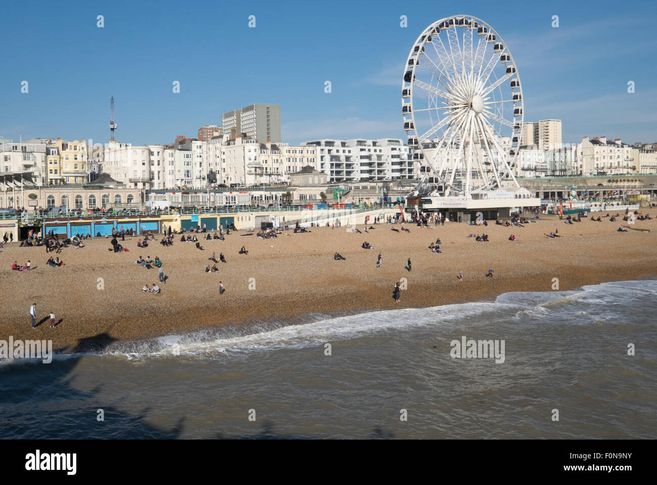 Brighton pier and seafront in winter sunshine Stock Photo - Alamy
