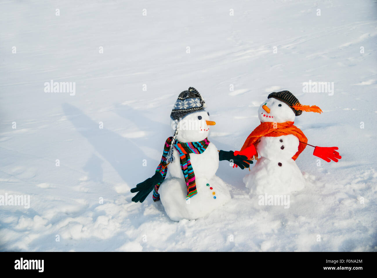 Real snowmen hi-res stock photography and images - Alamy
