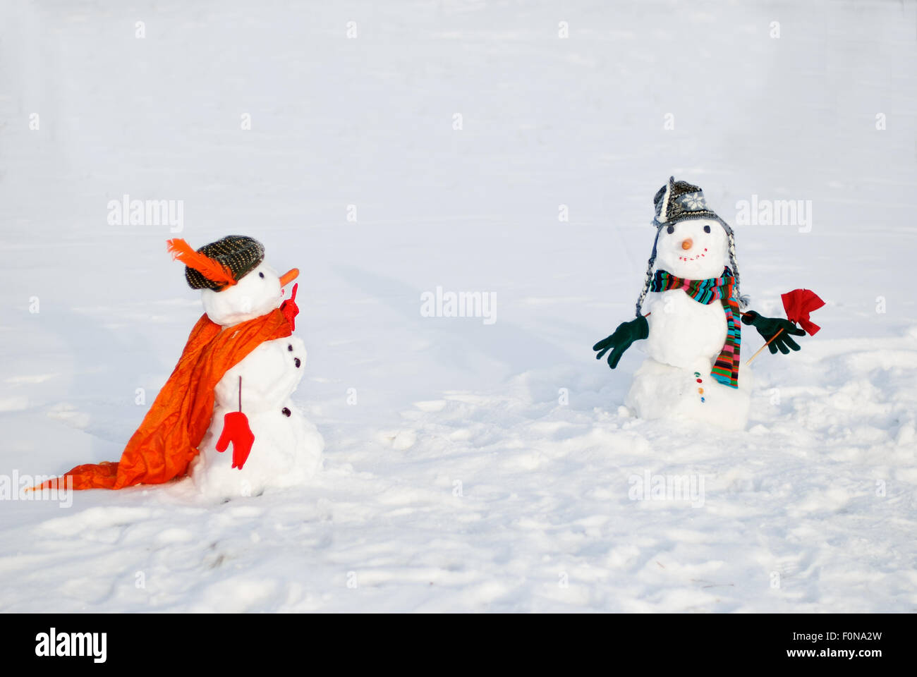 Real snowmen hi-res stock photography and images - Alamy