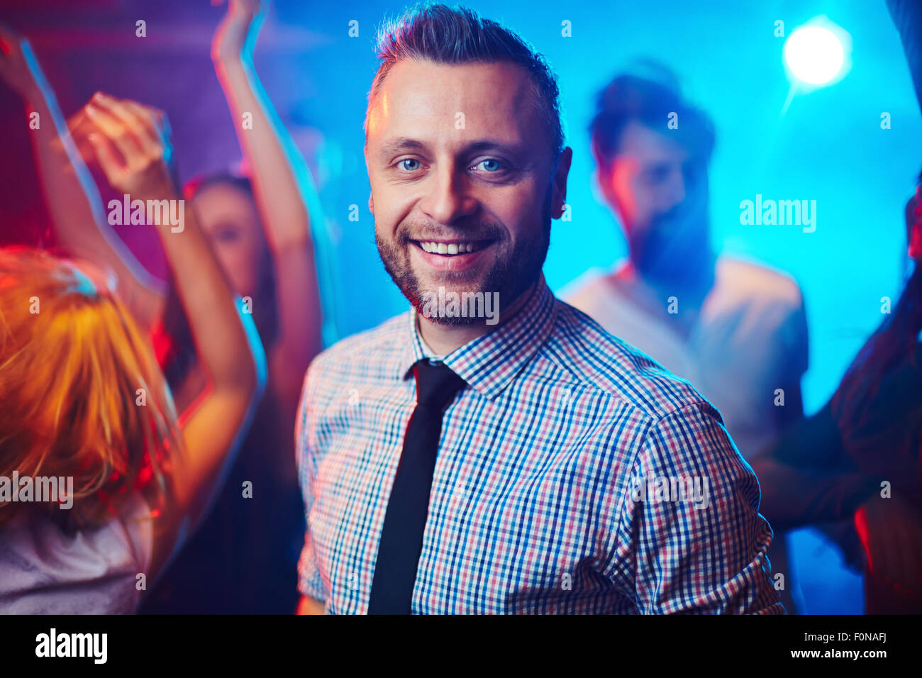 Elegant man at party Stock Photo - Alamy