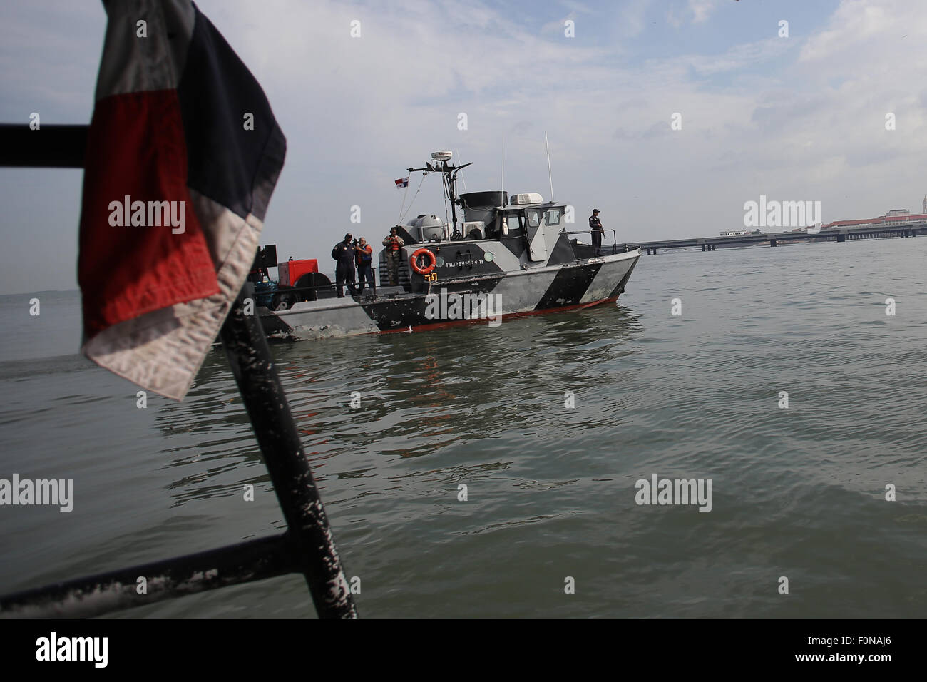 Panama City, Panama. 18th Aug, 2015. Members of the National Aeronaval ...