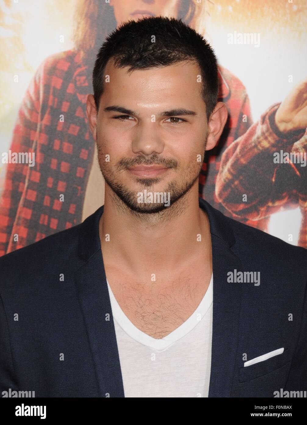 Los Angeles, CA, USA. 18th Aug, 2015. Taylor Lautner at arrivals for ...