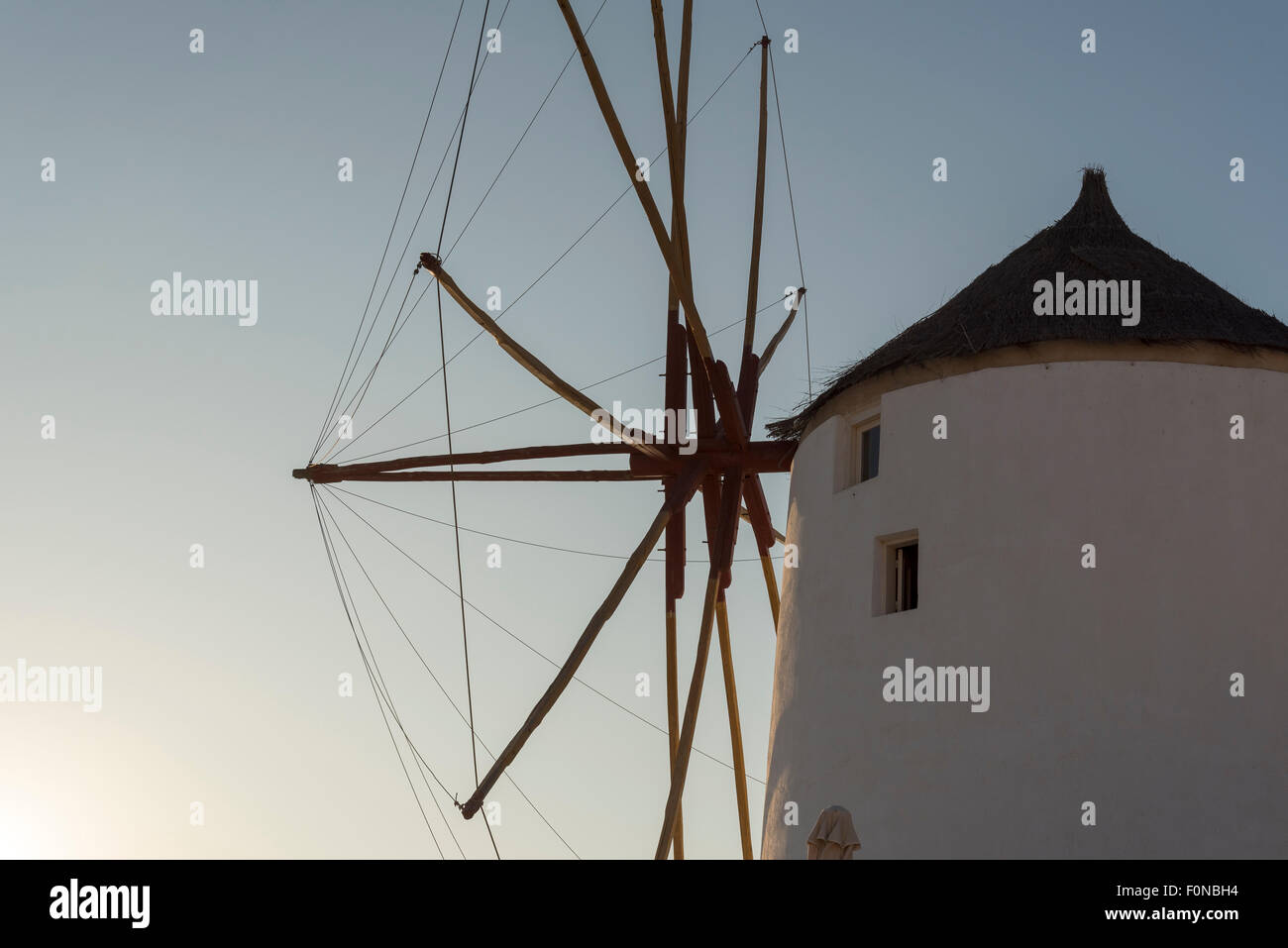 Windmill in Oia, Santorini, Greece Stock Photo - Alamy