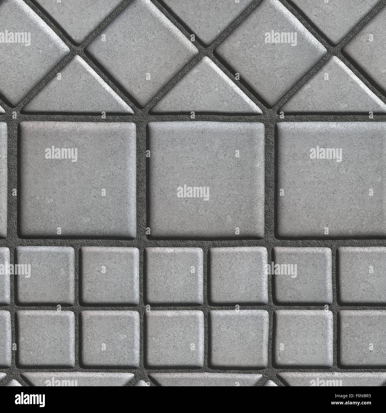 Grey Paving Slabs of the Figures Different Geometrical Shape Stock ...