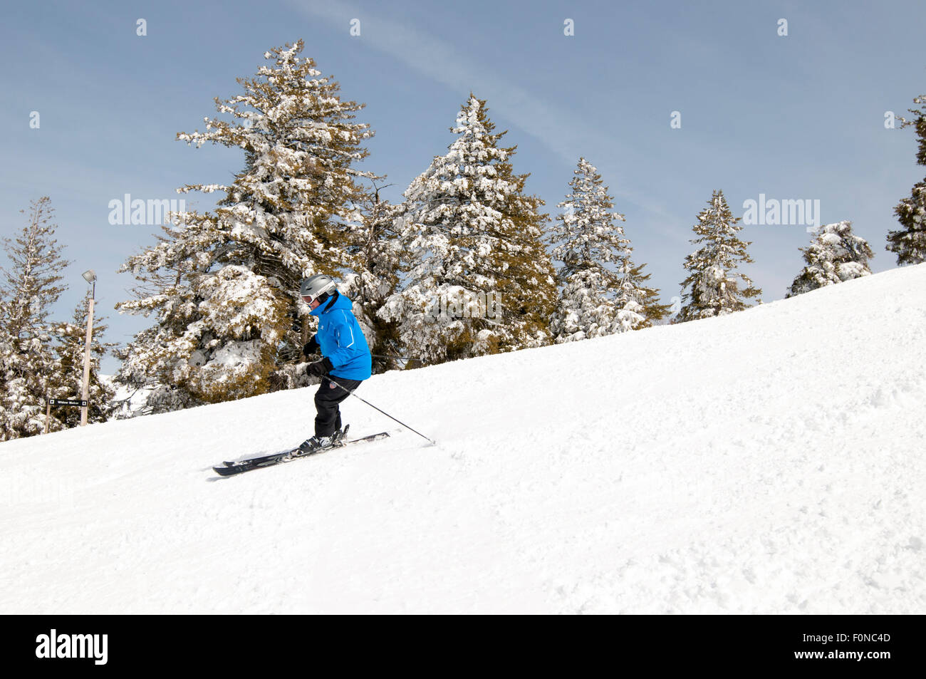 Skiing at Bogus Basin in Boise Idaho Stock Photo - Alamy