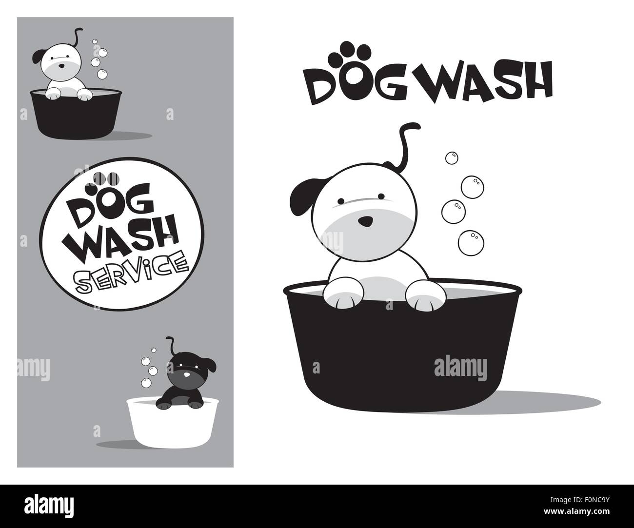 Cute dog in vet Stock Vector Images - Alamy