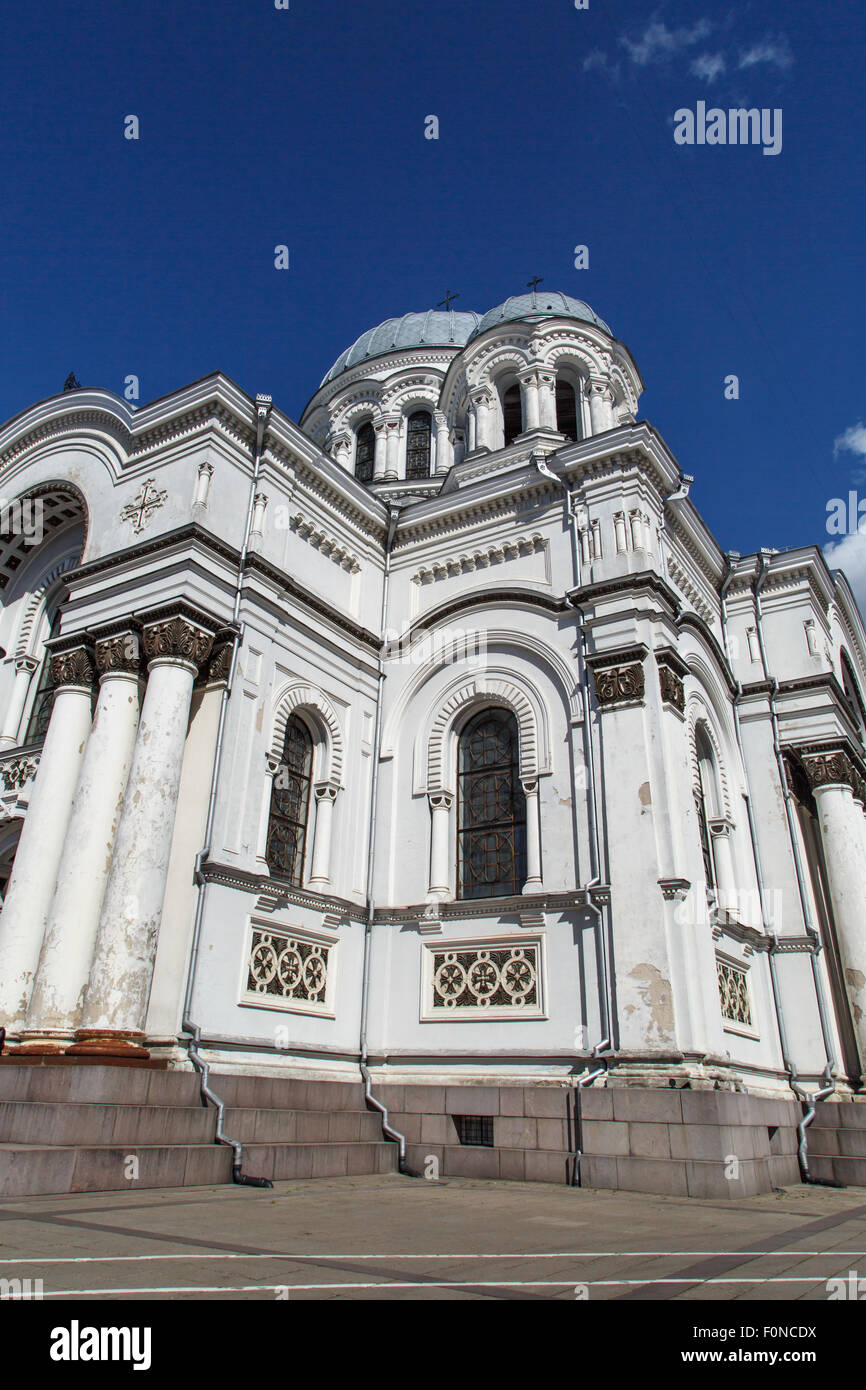 Bottom side view of catholic roman church named St Micheal the ...