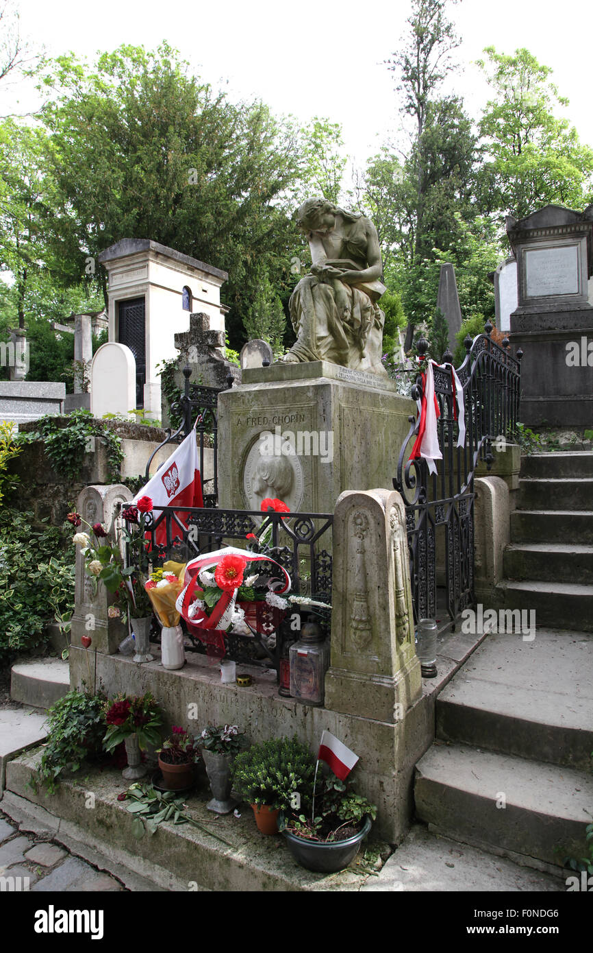 Frederic chopin grave hi-res stock photography and images - Alamy