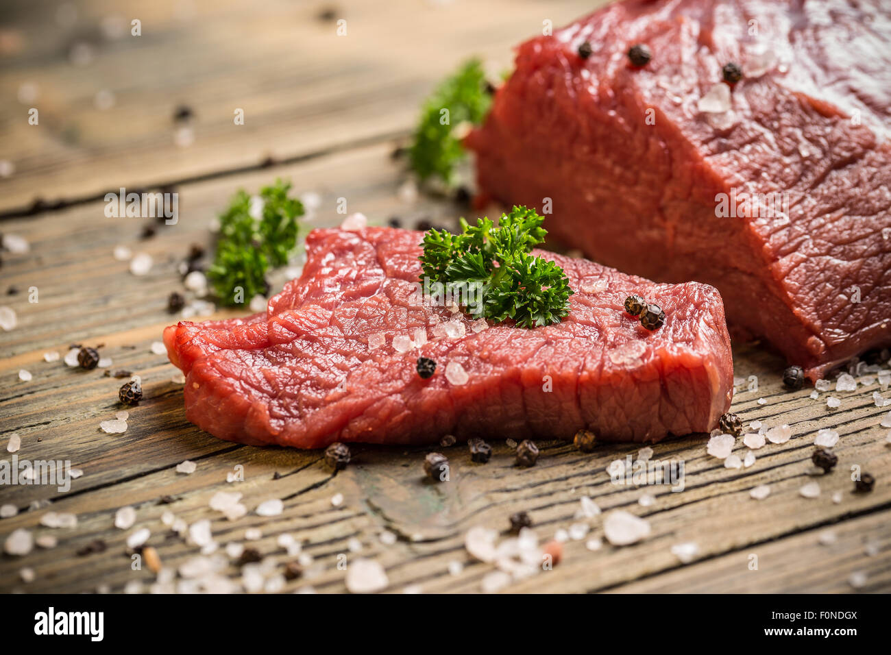Meat slice hi-res stock photography and images - Alamy