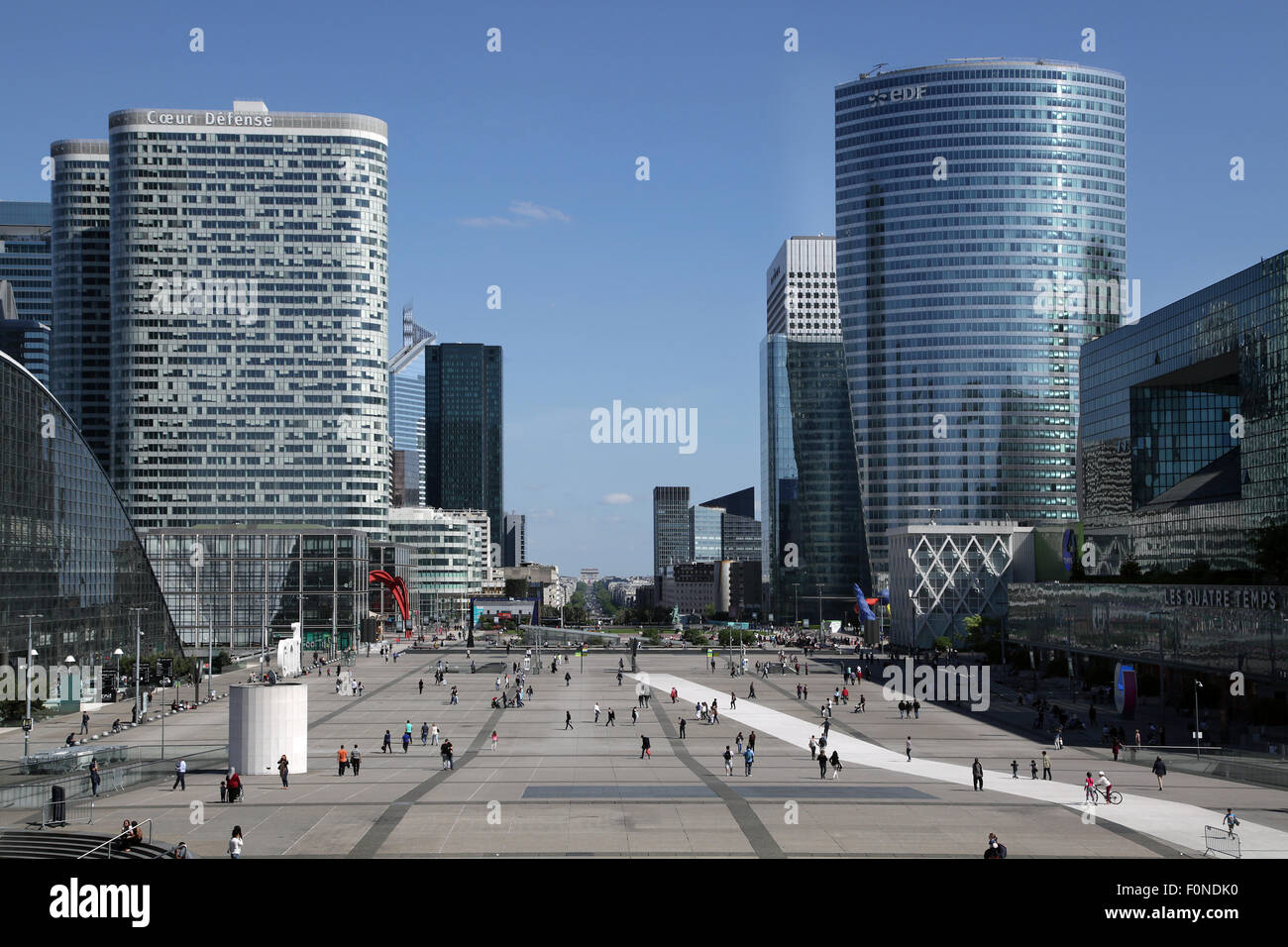 La Défense the business district of La Défense and in the commune of ...