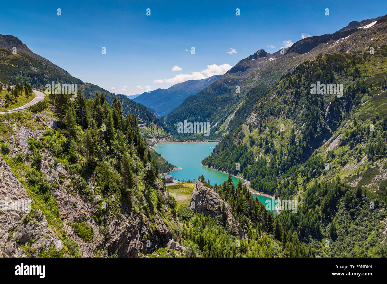 Mountain lake in Austria Alps Stock Photo - Alamy