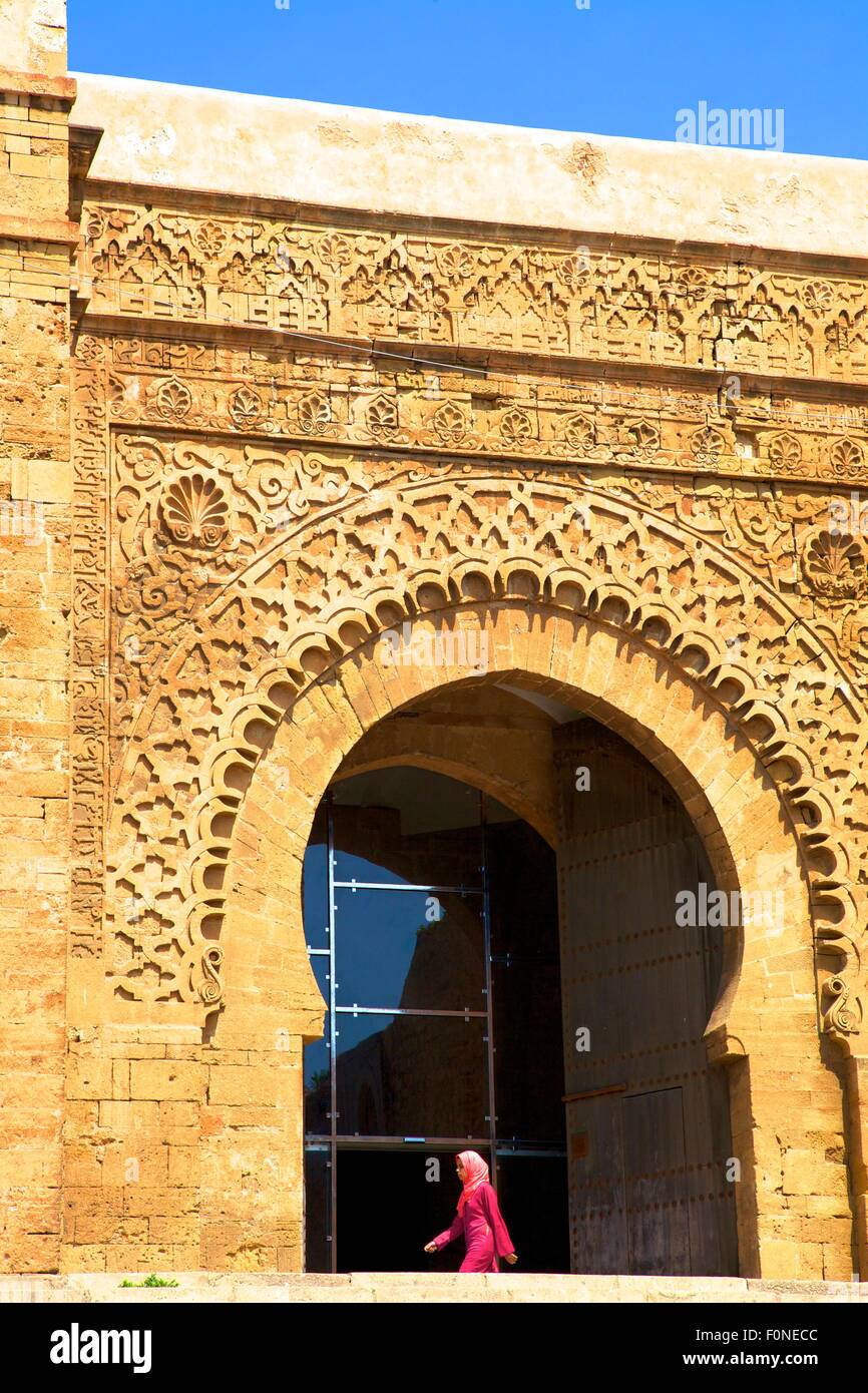 Bab Oudaia, Oudaia Kasbah, Rabat, Morocco, North Africa Stock Photo - Alamy