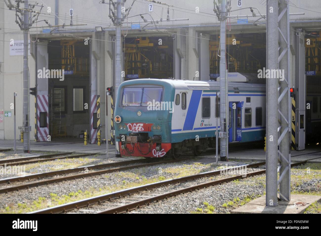 Trenord, regional railways of Lombardy region (Italy), depot and ...