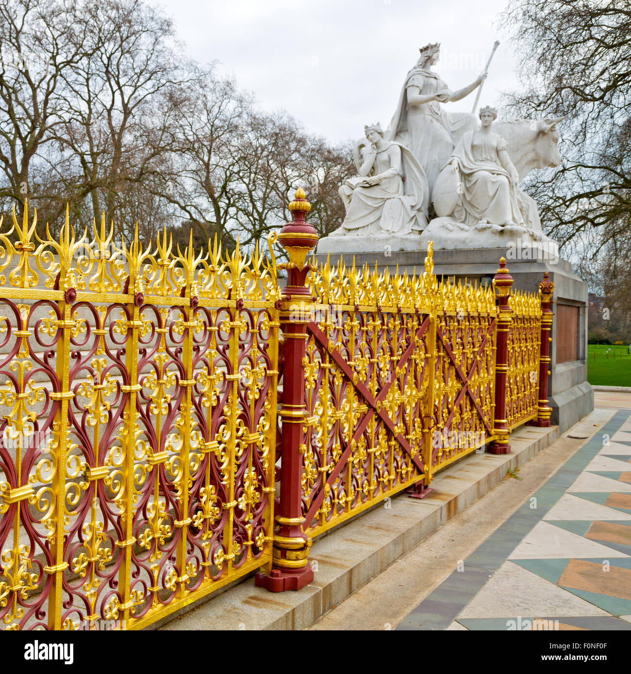 albert monument in london england kingdome and old construction Stock ...