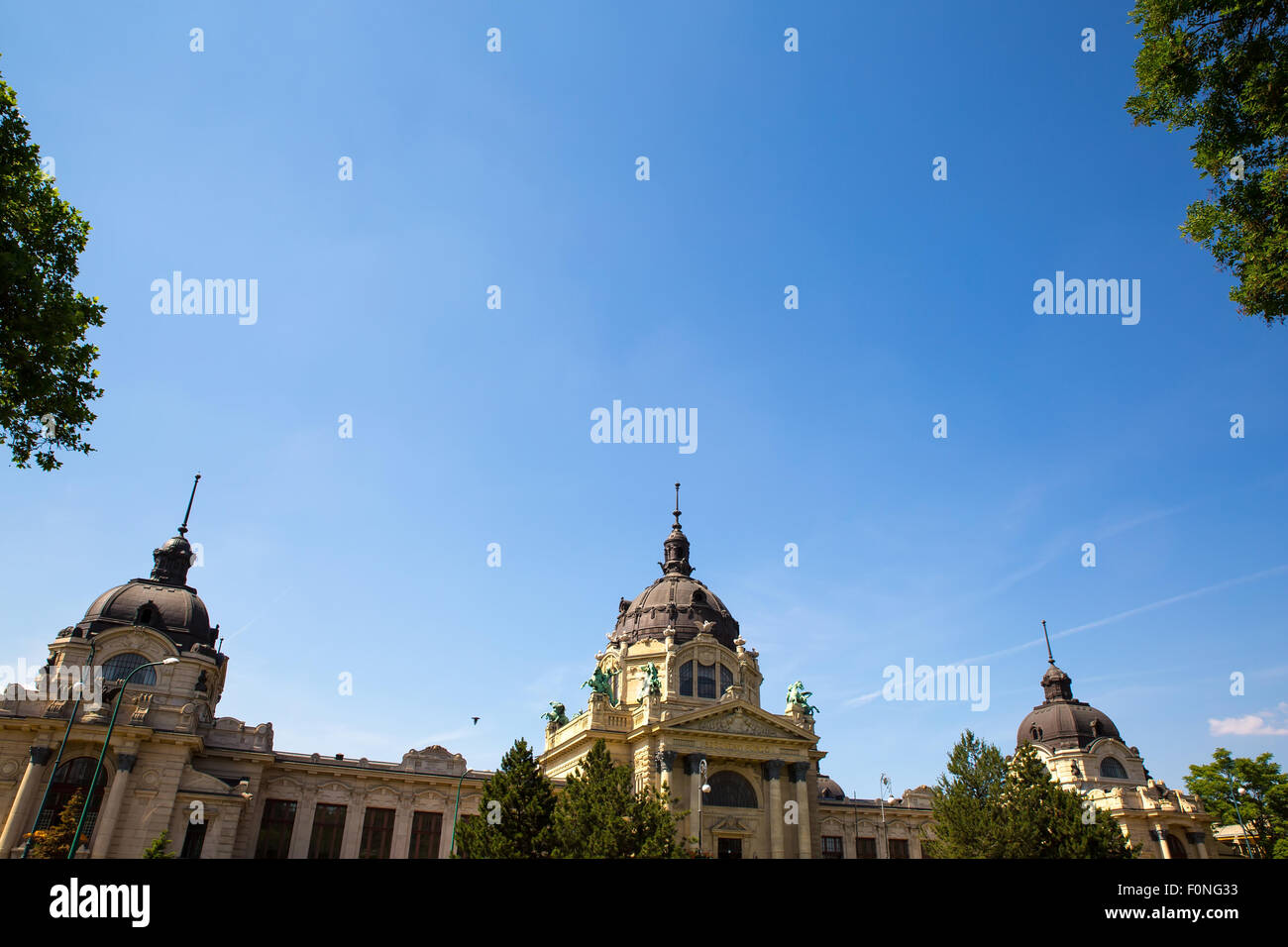 The Szechenyi Furdo in Budapest, Hungary Stock Photo - Alamy
