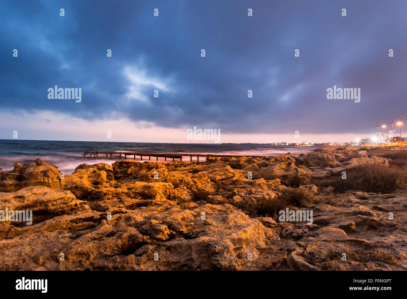 radiant sea beach sunset Stock Photo - Alamy