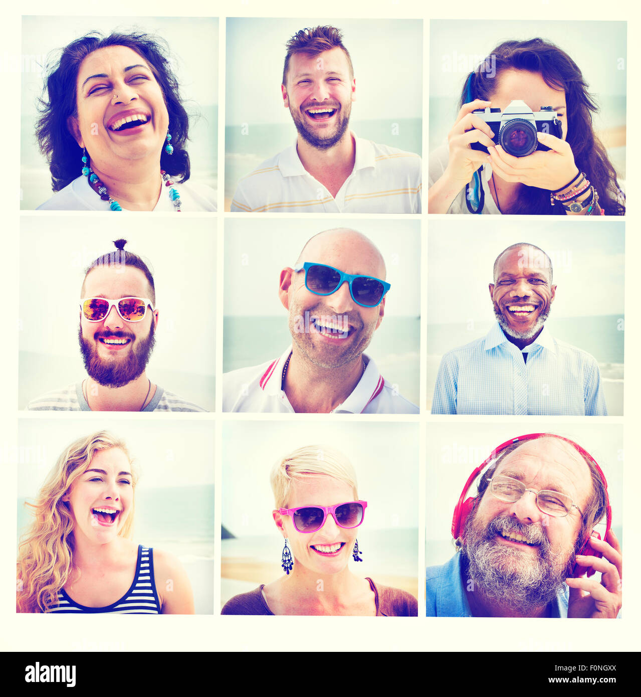 Friends Friendship Portrait Togetherness Fun Concept Stock Photo - Alamy