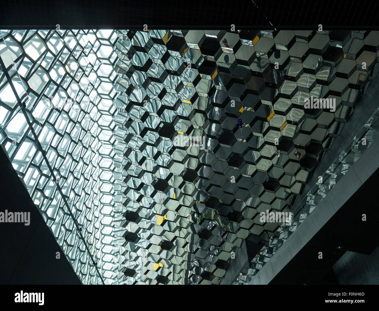 Harpa Concert Hall and Coference Centre Interior Roof Detail Reykjavik ...