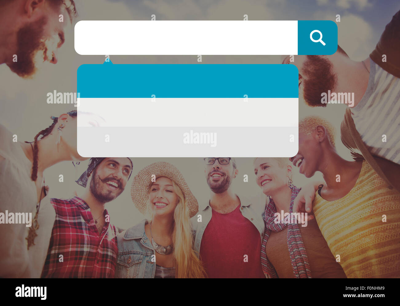 Searching friends hi-res stock photography and images - Alamy