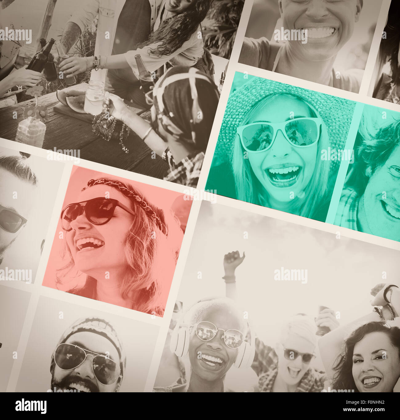 Friends Friendship Leisure Vacation Togetherness Fun Concept Stock ...