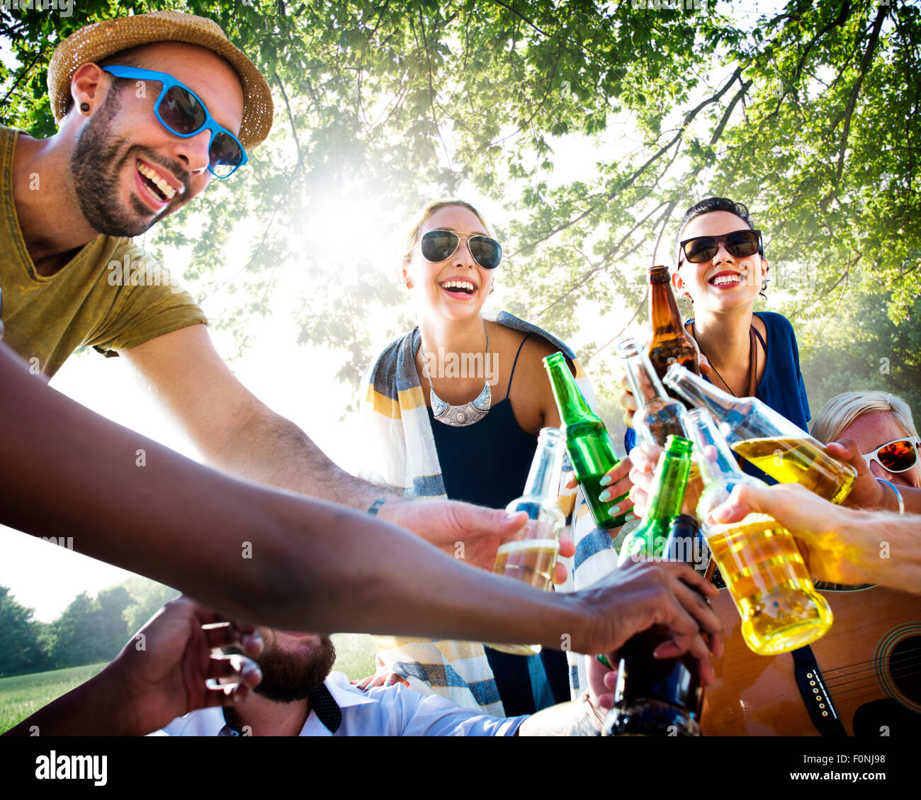 Diverse teens group hi-res stock photography and images - Alamy