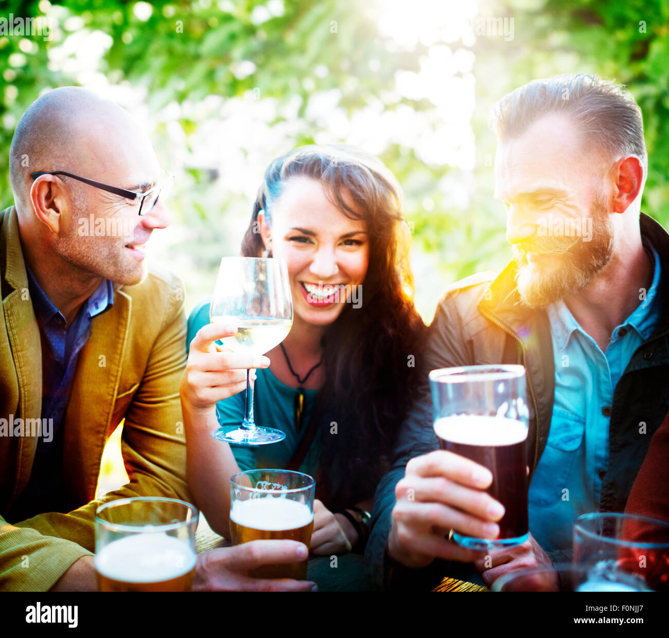 Party Celebrating Friendship Drinking Togetherntess Concept Stock Photo ...