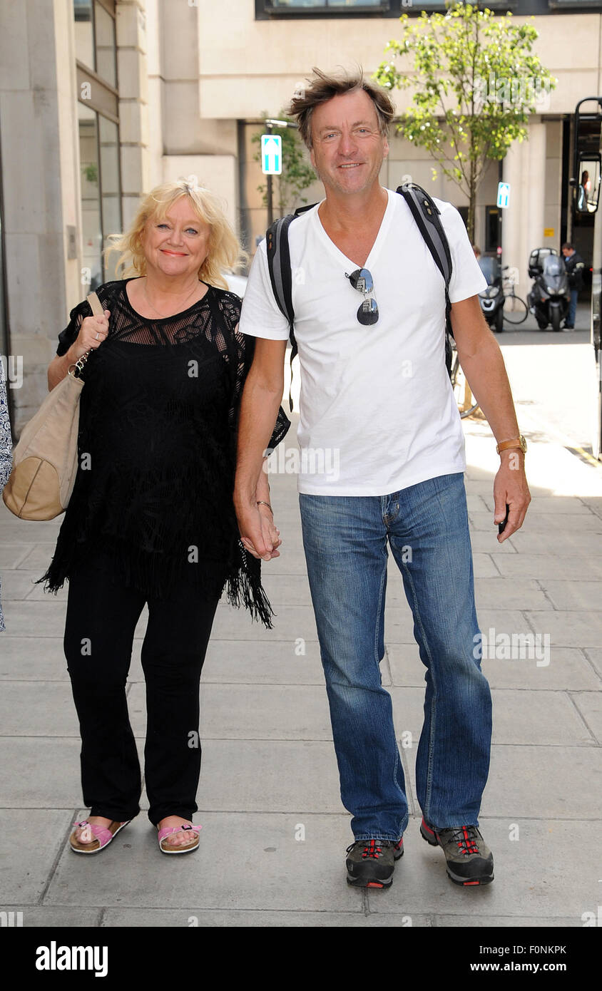 Richard Madeley and Judy Finnigan at the BBC studios Featuring: Judy ...