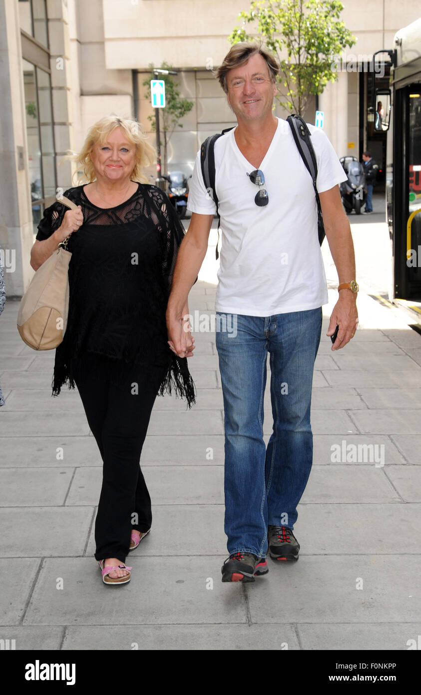 Richard Madeley and Judy Finnigan at the BBC studios Featuring: Judy ...