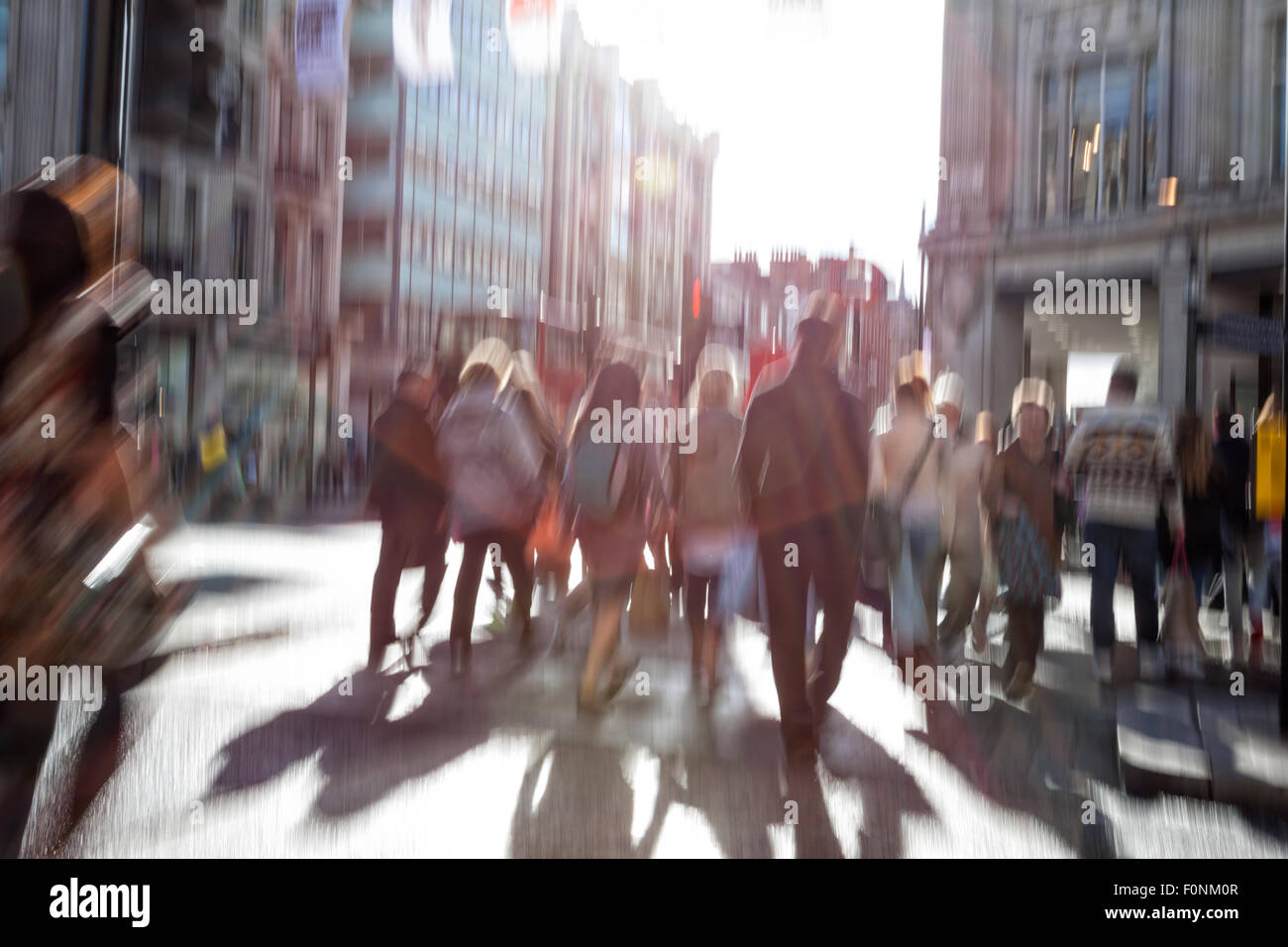 Abstract motion blur people walking hi-res stock photography and images ...