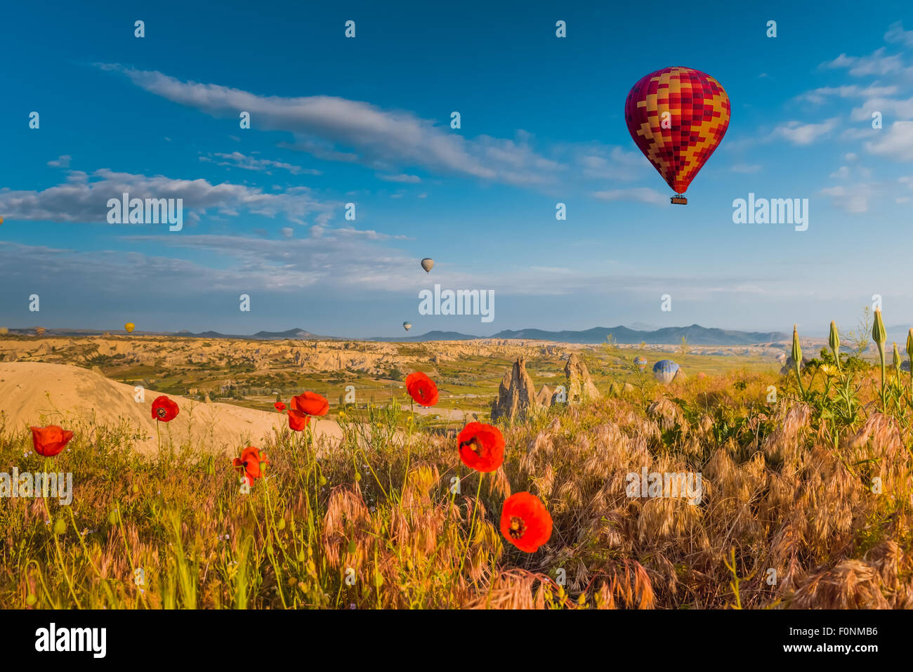Spring in Cappadocia, Turkey Stock Photo - Alamy