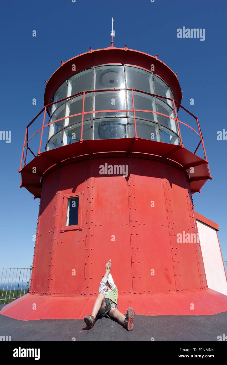 Kõpu Lighthouse. Island Hiiumaa, Estonia 07th August. 2015 Stock Photo ...