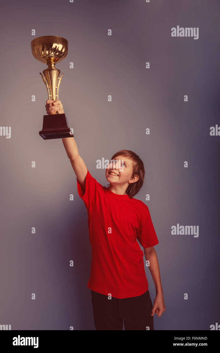 Lifted the trophy hi-res stock photography and images - Alamy