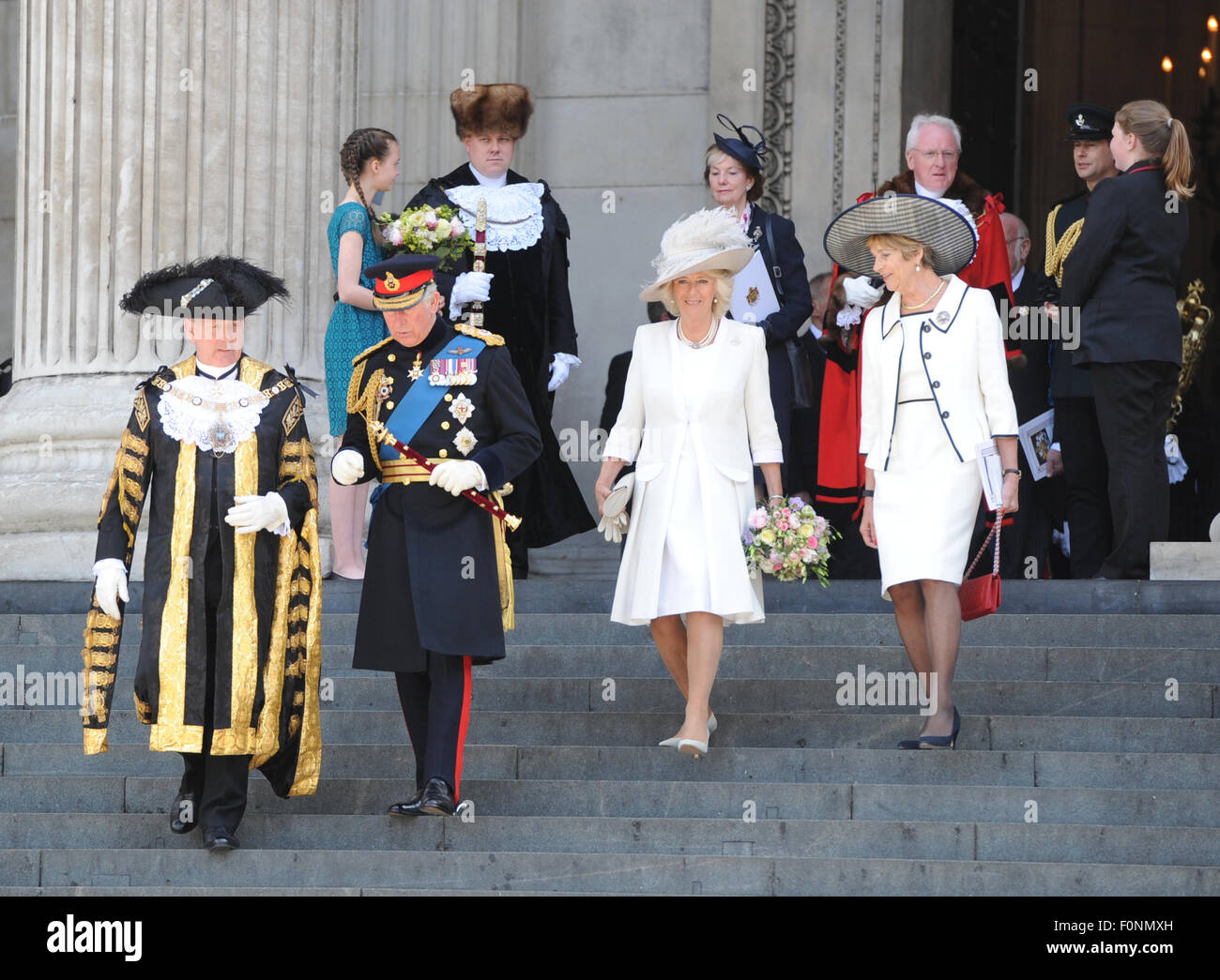 Battle of Waterloo 200th Anniversary at St Paul's commemoration service ...