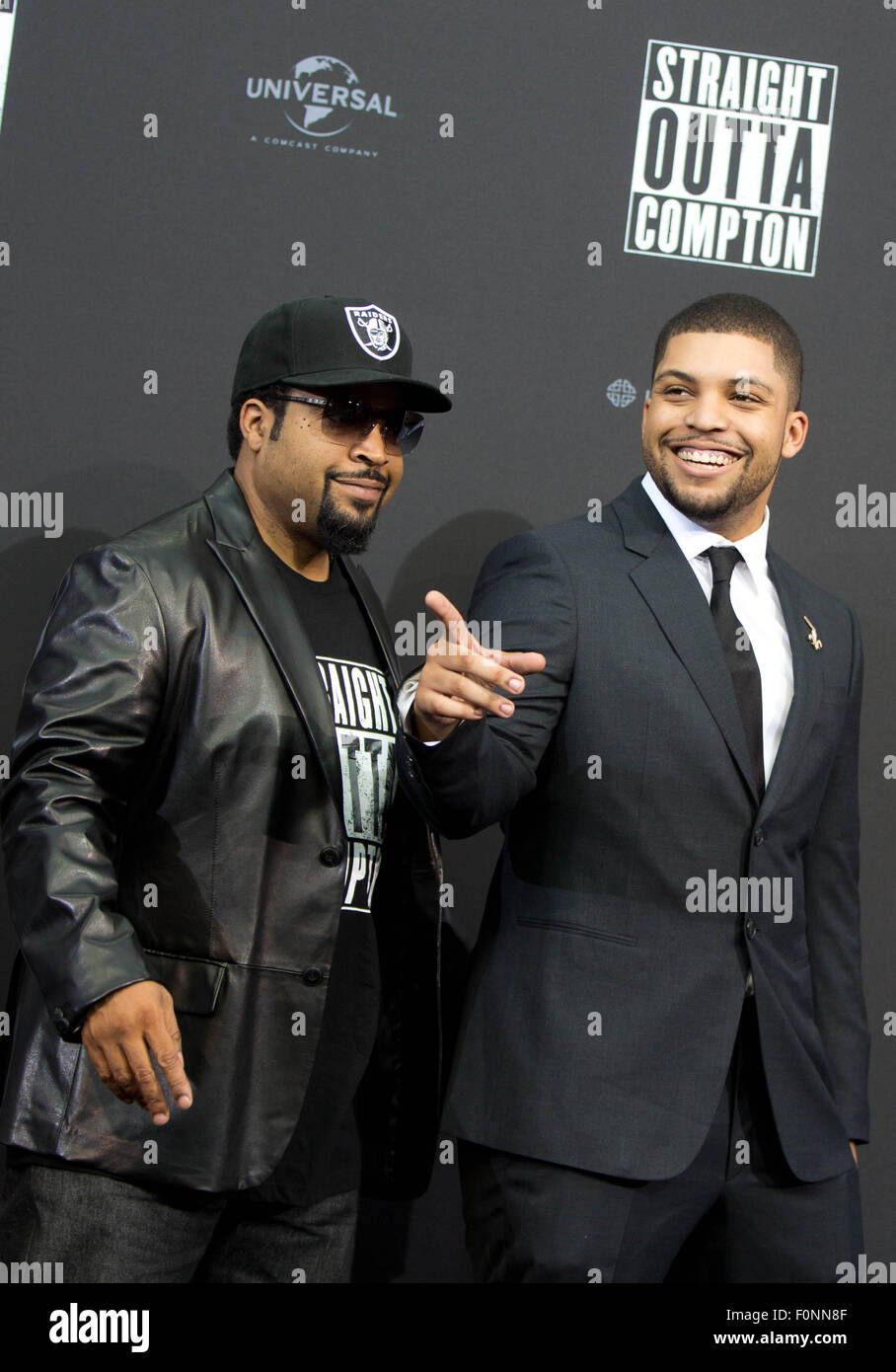 Ice cube and his son oshea jackson jr hi-res stock photography and ...