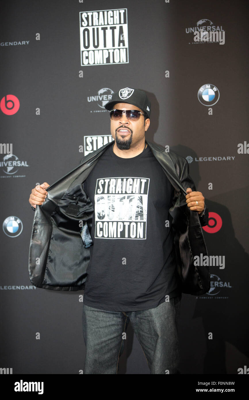 Berlin, Germany. 18th Aug, 2015. Producer and American rap musician Ice ...