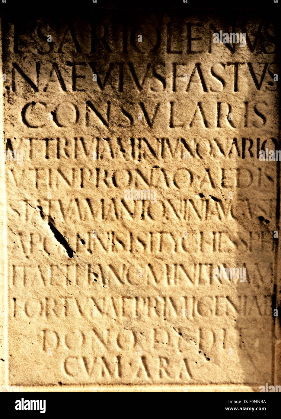 Roman latin letters wall hi-res stock photography and images - Alamy