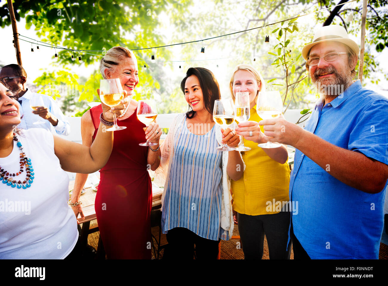 Friends Friendship Party Hanging out Concept Stock Photo - Alamy