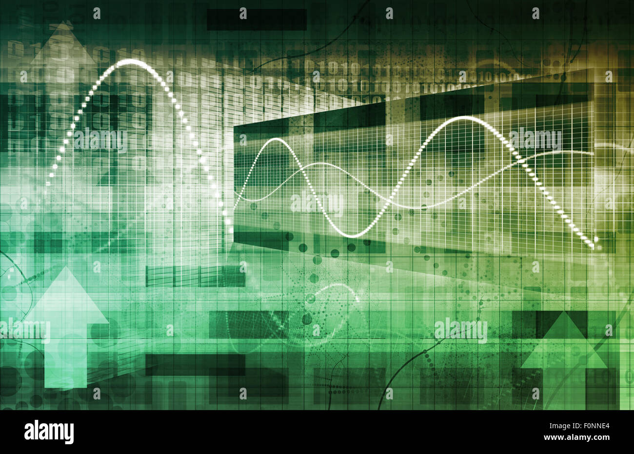 Digital Solutions for the Corporate Business Art Stock Photo - Alamy