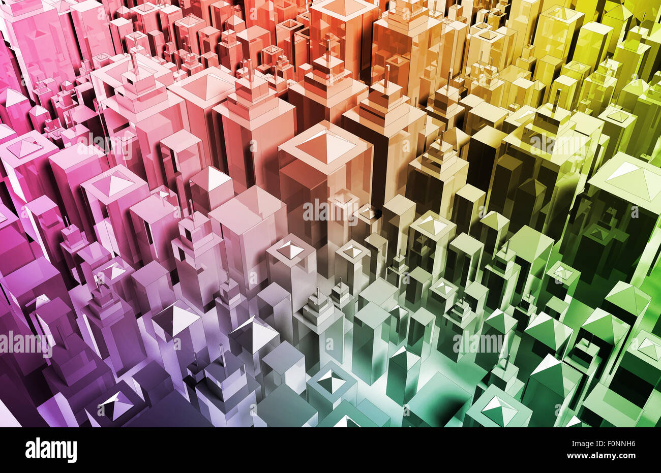 Futuristic Web Cyber Data Grid Color Background Stock Photo - Alamy