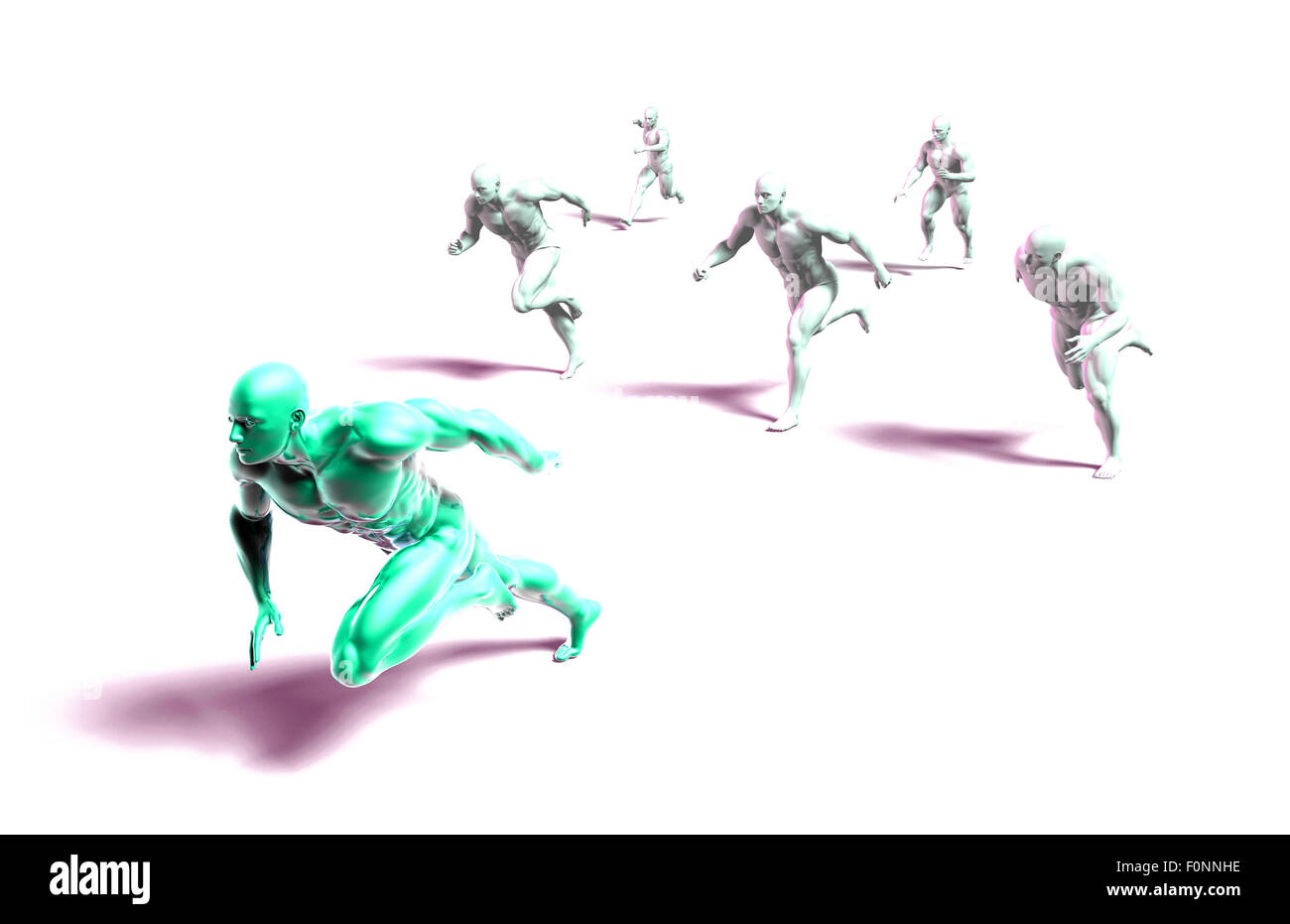 High Performance and Focused Individual as Concept Stock Photo - Alamy