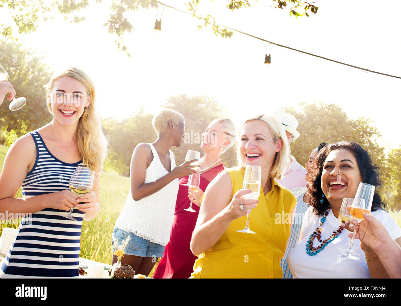 Friends Friendship Party Hanging out Concept Stock Photo - Alamy