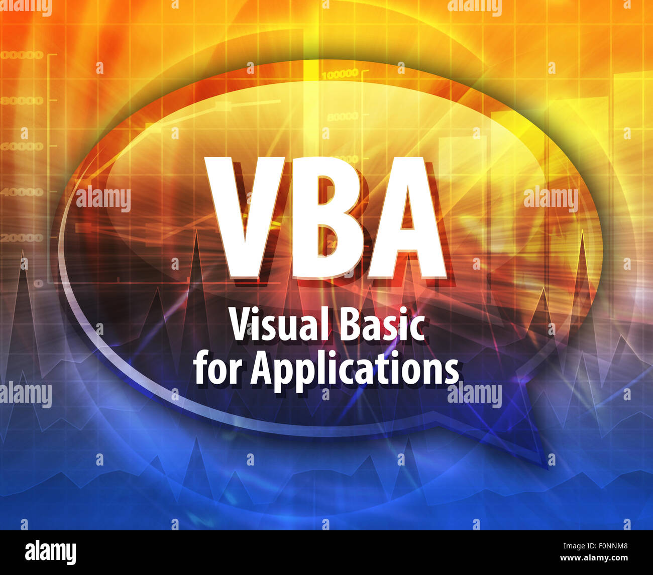 Speech bubble illustration of information technology acronym ...