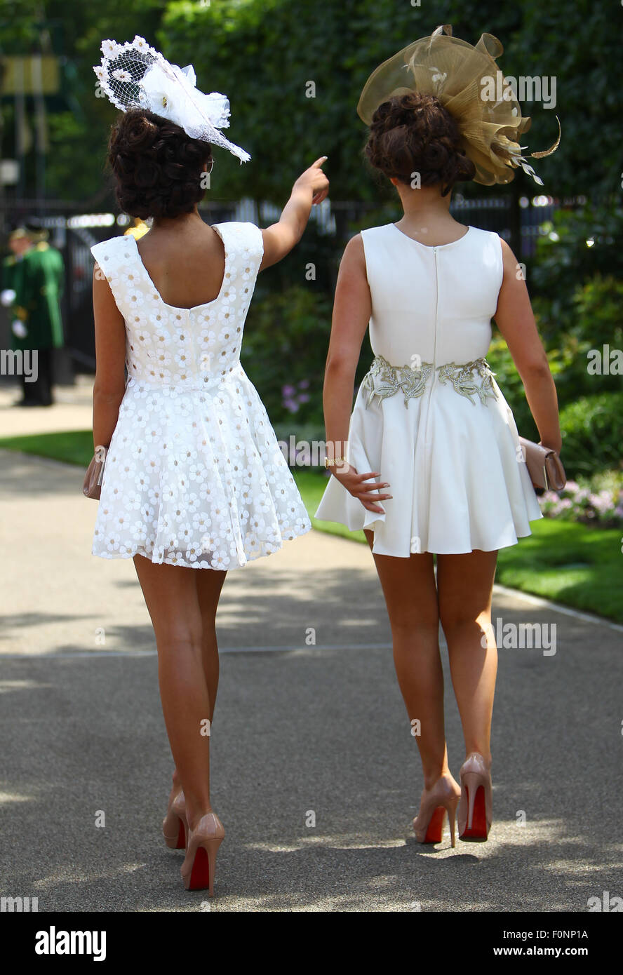 Royal Ascot - day 2 Ladies' Day- Sightings Featuring: Atmosphere Where ...