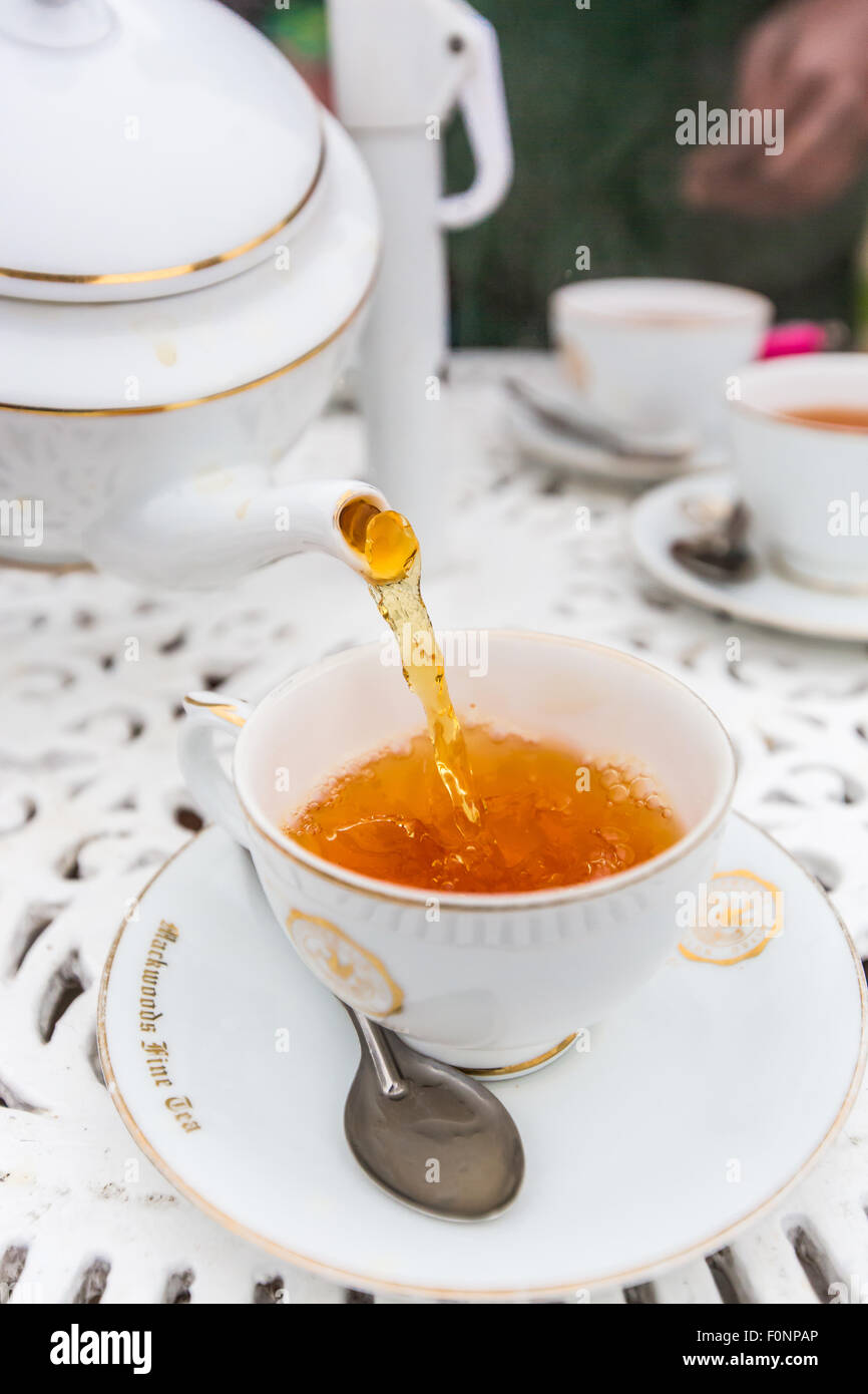 Sri Lanka Mackwoods tea house Stock Photo - Alamy