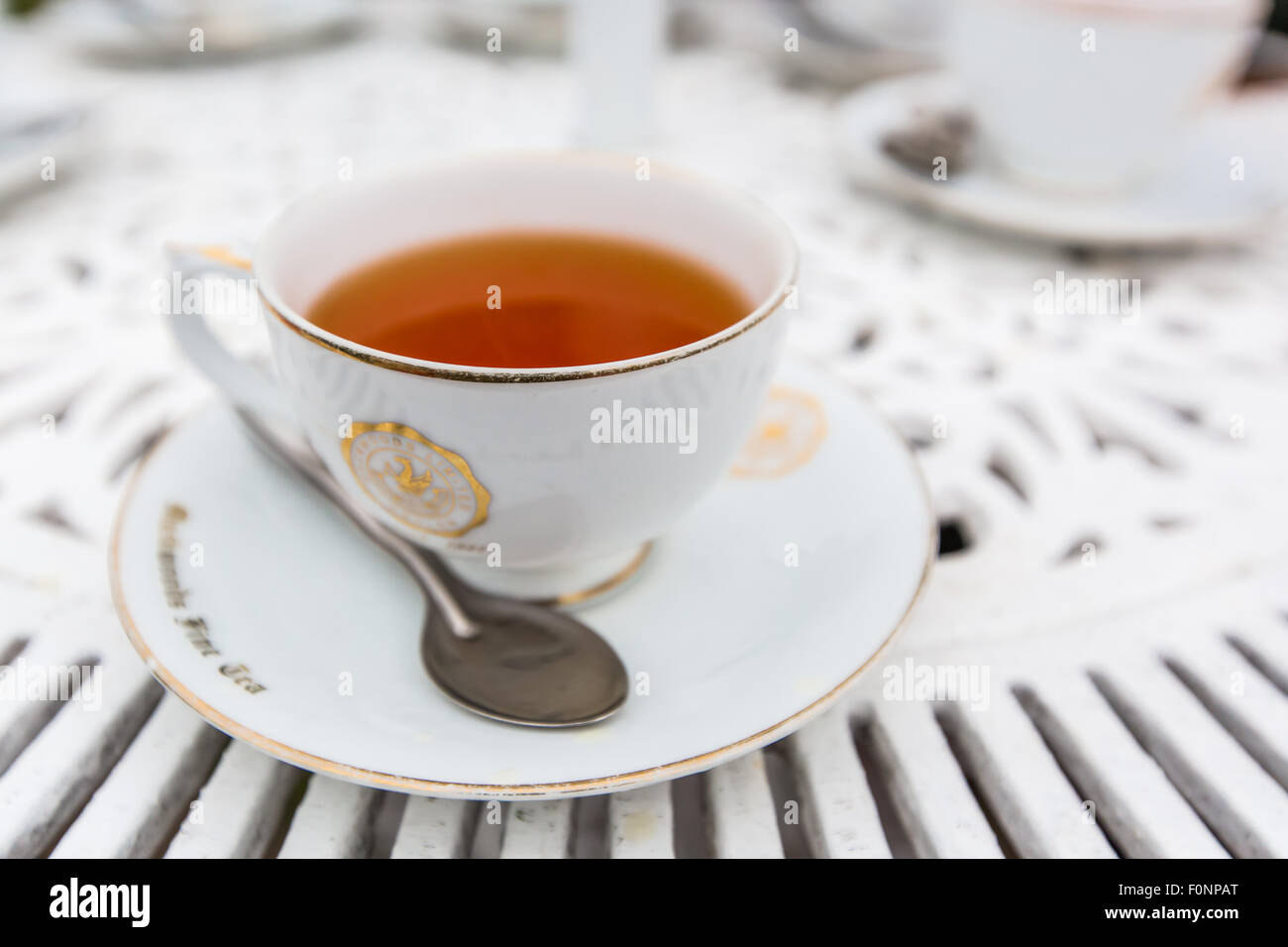 Sri Lanka Mackwoods tea house Stock Photo - Alamy