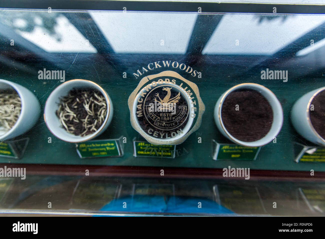 Sri Lanka Mackwoods tea house Stock Photo - Alamy